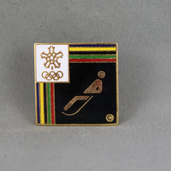 Artiss Regina | Accessories | Vintage Winter Olympic Event Pin Luge ...